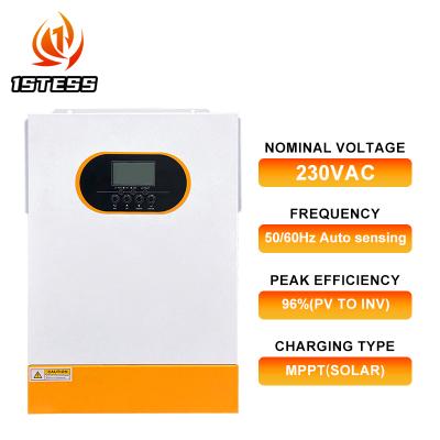 China 3.5kw 24V Hybrid Solar Inverter Single Phase 48V 5.5kw 6.2kw Off Grid MPPT Pure Sine Wave With Lithium Battery Activation for sale