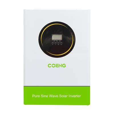 China 48V 6.2kW Hybrid Solar Inverter Single Phase Pure Sine Wave Off Grid Solar Inverter MPPT Detachable Dust Cover for Harsh Environment for sale