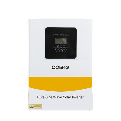 China 48V 6.2kW Hybrid Solar Inverter Single Phase Pure Sine Wave Off Grid Solar Inverter MPPT Capable to Work Without Battery for sale