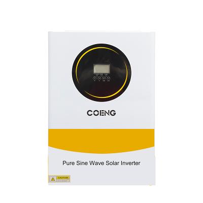 China 48V 6.2kw Single Phase Off Grid Hybrid Solar Inverter with Pure Sine Wave and MPPT Charger for Home Backup for sale