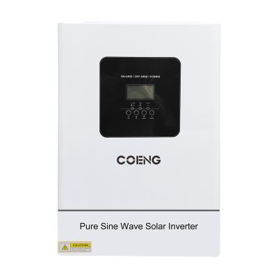 China 48V 6.2kw Pure Sine Wave Off Grid Hybrid Solar Inverter with MPPT Battery Activation by PV for sale