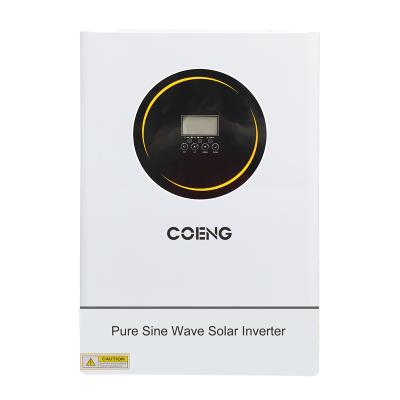 China 48V 6.2kw Single Phase Hybrid Solar Inverter Off Grid with 6500W PV Input and Pure Sine Wave for sale