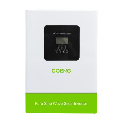 China 48V 6.2kw Single Phase Off Grid Solar Inverter Hybrid MPPT Supports LiFePO4 Battery Communication for sale