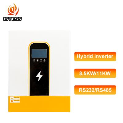 China Off Grid 48V Hybrid Solar Inverter 8.5kw 11kw Single Phase Pure Sine Wave with Lithium Battery Support for sale