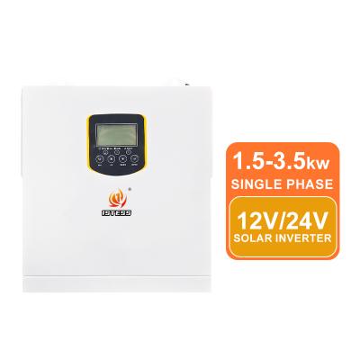 China 1500W 12V Low Voltage Battery MPPT Off Grid Inverter Pure Sine Wave Single Phase High PV Input 500Vdc for RV for sale