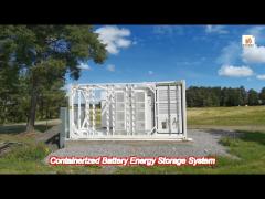 modular containerized energy storage system for power grid stabilization and peak shaving