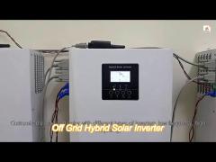24v 48v off grid hybrid solar inverter rs485 / wi-fi communication interface
