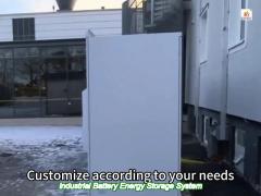 indoor / outdoor industrial battery energy storage system ac 400v rs485 ethernet