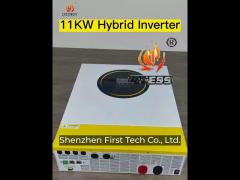 Inversor Solar Híbrido de 48 V. Ondas Sinusoidais Puras 8.5kW 11kW Inversor Solar Híbrido On/Off Grid com MPPT