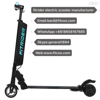 China Fitrider F1 Electric Scooter 5.5'inch Motor Aluminum alloy Electric Folding Bicycle Quick Released LG Battery for sale