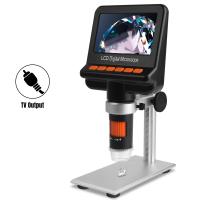 China High Resolution Diamond 5MP Digital Microscope With Lcd Screen 250x for sale