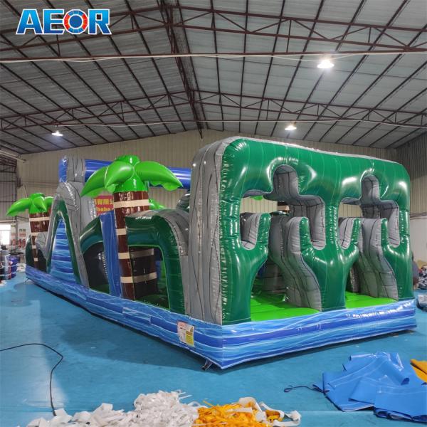 Quality Commercial Inflatable Obstacle Adult Competition Inflatable Obstacle Course Team for sale