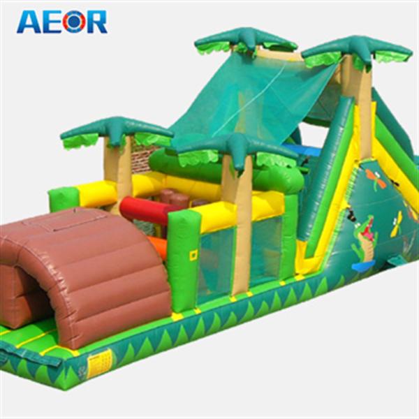Quality Commercial Inflatable Obstacle Adult Competition Inflatable Obstacle Course Team for sale