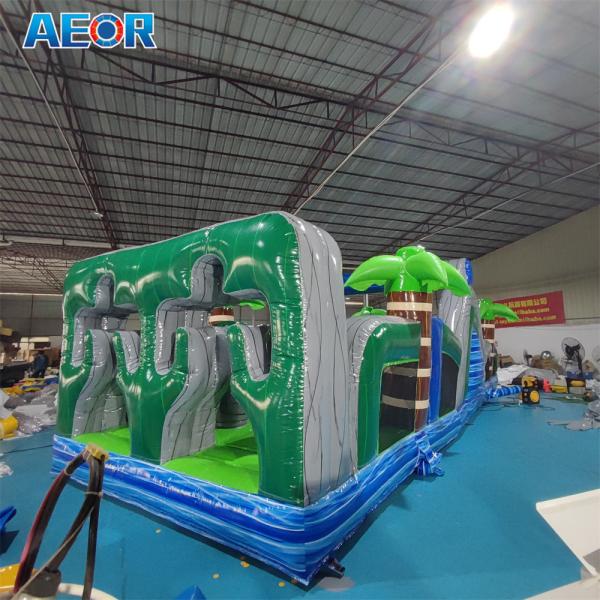 Quality Commercial Inflatable Obstacle Adult Competition Inflatable Obstacle Course Team for sale