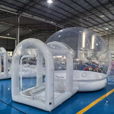 China Commercia Inflatable Bubble Transpatrent Color Tent Inflatable Bubble House With Bottom for sale