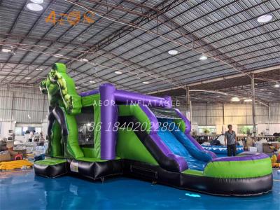 China Boys Inflatable Jumping Castle With Slide Combo Bouncer Inflatable Jumper for sale