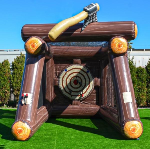 nflatable Axe Throwing Game Outdoor Fun Inflatable shooting darts for Kids and Adults