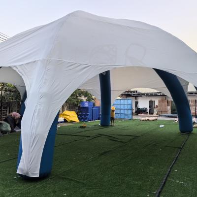 China Event Spider Inflatable Tent Large White Inflatable Spider Dome Tents for sale