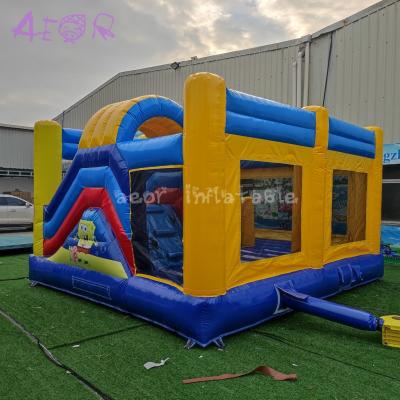 China Outdoor Bouncy Castle Inflatable Kids Commercial Combo Toddler Bounce House With Slide Combo for sale