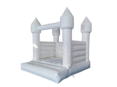 Cina Casa gonfiabile a balzo bianco castello a balzo con soffiatore per bambini di tutte le età festa di compleanno matrimonio in vendita