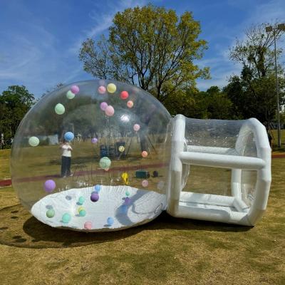 China Opblaasbare heldere koepel Nieuw ontwerp bubbel hotel camping opblaasbare bubbel tent opblaasbaar bubbel huis Te koop
