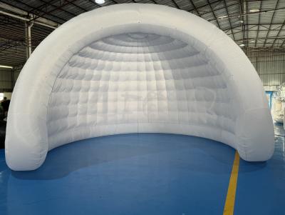 China High Quality Large White Inflatable Round Tent Portable Inflatable Air Dome Tent for sale