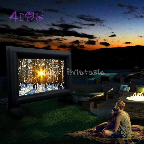 Outdoor Projection Inflatable Airtight Projector Screen Inflatable Movie Screen