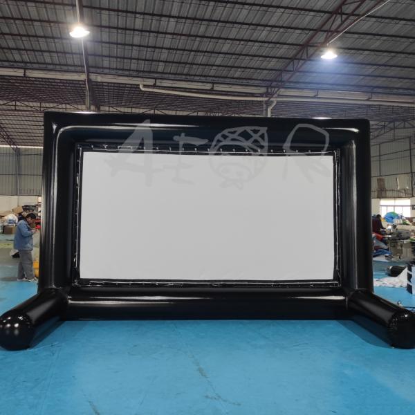 Outdoor Projection Inflatable Airtight Projector Screen Inflatable Movie Screen