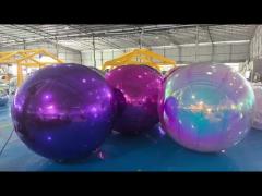 100CM Colorful PVC Inflatable Mirror Ball For Party Decoration And Event