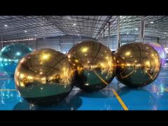 Anging Inflatable Mirror Ball Mirror Balloon Giant Mirror Sphere For Decoration Sealed Gold/Silver Ball
