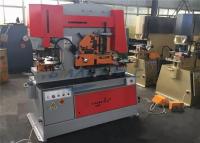 China Mild Steel Hydraulic Ironworker , Iron Rod Cutting Machine Easy Operation for sale