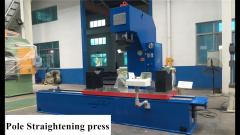 Street light pole straighten press machine, pole straighting machine,Straightening press for pole