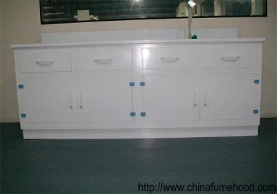 China PP Structure Chemistry Lab Furniture Anti - Corrosion Casework 1500*850mm for sale