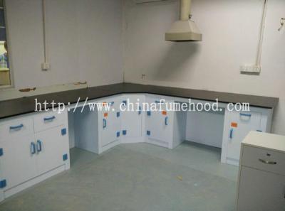 China 8mm Worktop Chemistry Lab Furniture , PP Material Island Table For Laboratory for sale