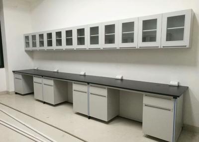 China Wissenschafts-hölzerne Labormöbel allen Stahlrahmen für chemisches Labor auf die Bank setzen for sale