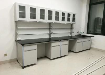 China Acid / Alkali Resistant Wood Lab Furniture Phenolic / Epoxy Resin Work Top for sale