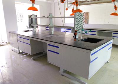 China Epoxy Resin Top Chemistry Lab Bench Furniture Anti High Temperature for sale