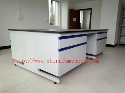 China Scratch / Corrrosion / Acid / Alkali -Resistant Chemistry Lab Furniture With Sink And Faucet , Science Lab Workstations for sale