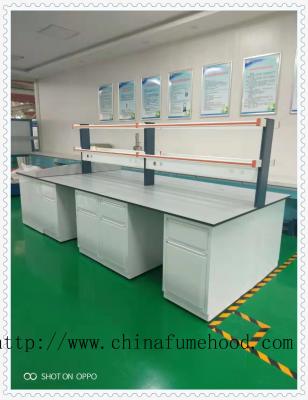 China Customized Size Lab Island Bench Anti - Aging High Temperature Resistant for sale