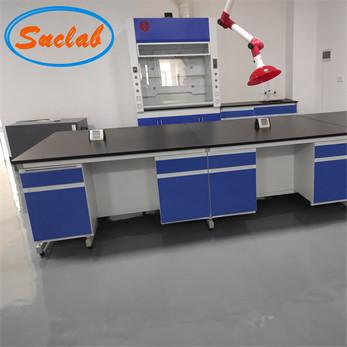 China Entfernbarer praktischer C Rahmen der Chemie-Labormöbel-Funktions-Tabellen- zu verkaufen