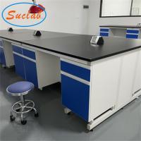 China Practical School Modular Laboratory Benches , Alkali Resistant Science Lab Desk for sale