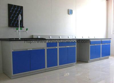 China Los muebles de acero modificados para requisitos particulares del laboratorio del color, laboratorio de los tops de la resina de epoxy presentan bancos de trabajo en venta
