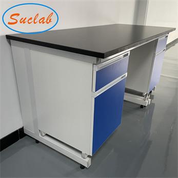 China 2022 Professionally Customized Made Lab Bench Blue/ Grey white Chemical Resistant Lab Tables Work Benches Manufaturers for sale