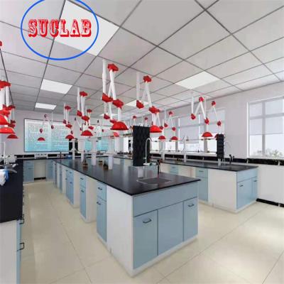 China Wholesale Strict Checked Clean room Floor Mounted Multi-Purpose Chemical Island Lab Bench Table for sale