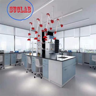 China Wholesale Strict Checked Clean room Floor Mounted Multi-Purpose Chemical Island Lab Bench Table for sale