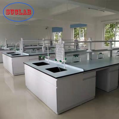 China Rustproof Modular Island Benches In Laboratory Multipurpose Steel Material for sale