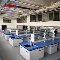 China Rustproof Modular Island Benches In Laboratory Multipurpose Steel Material for sale