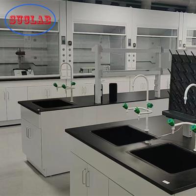 China Rustproof Modular Island Benches In Laboratory Multipurpose Steel Material for sale