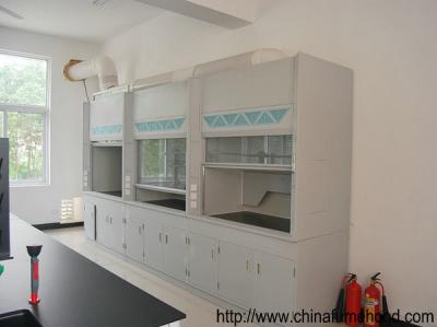 China Standard Fume Hood Cabinet 1500/1800/1200*800*2350mm Acid Resistant CE Approved for sale