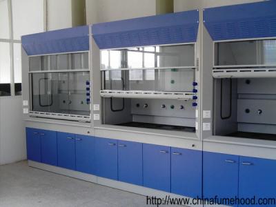 China Steel Structure Laboratory Fume Hood High Temperature Resistant Adjustable Footing for sale